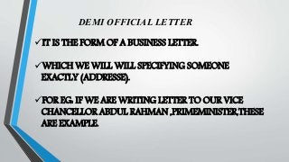 Letter writing | PPTX