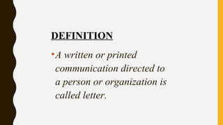 Letter writing | PPT