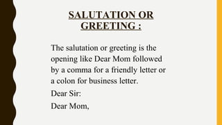 Letter writing | PPT