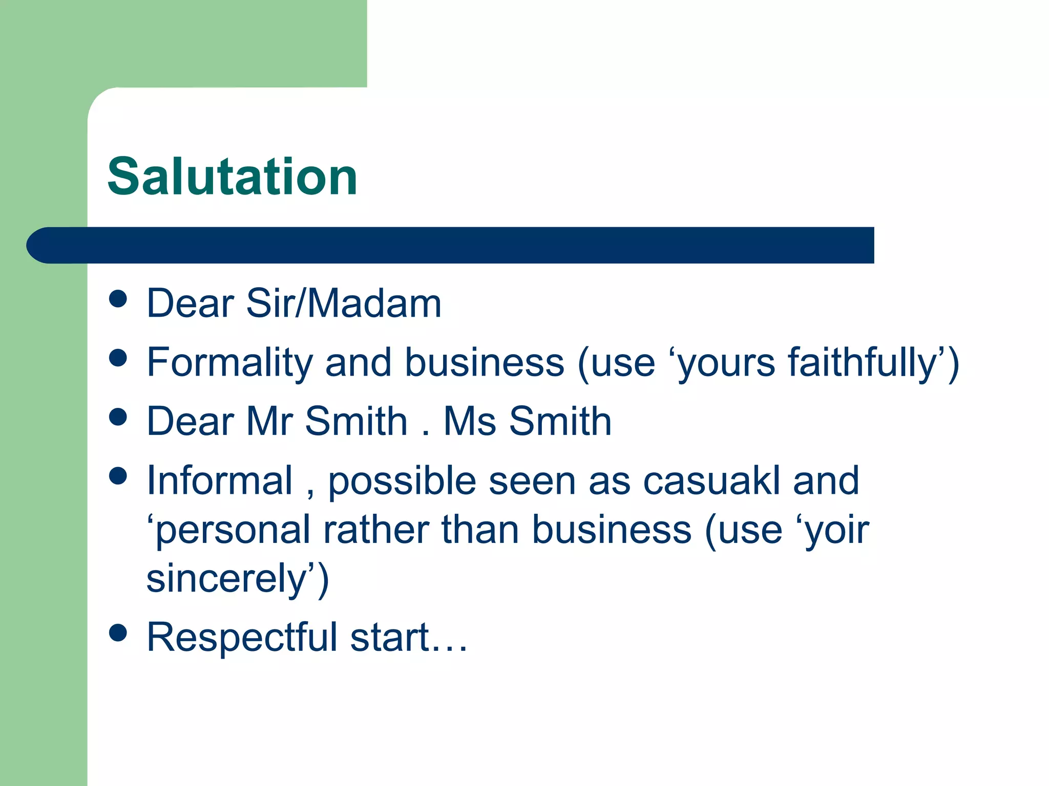 Letter writing | PPT