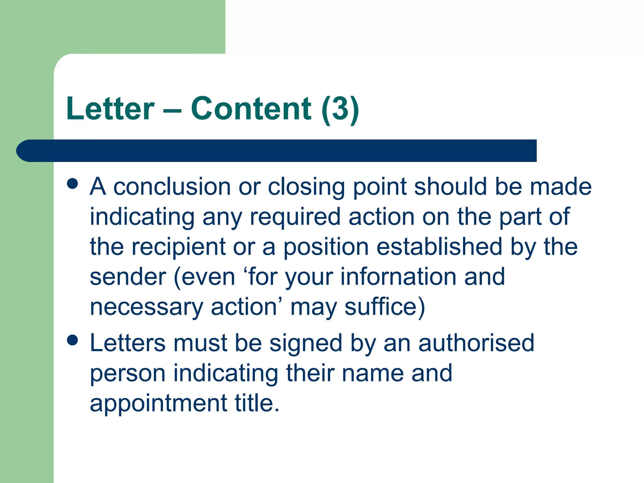 Letter writing | PPT