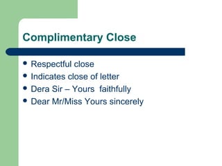 Letter writing | PPT