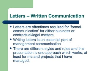 Letter writing | PPT