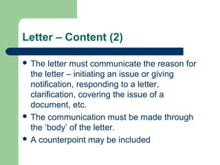 Letter writing | PPT