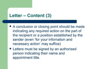 Letter writing | PPT