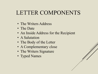 letter writing-2.ppt