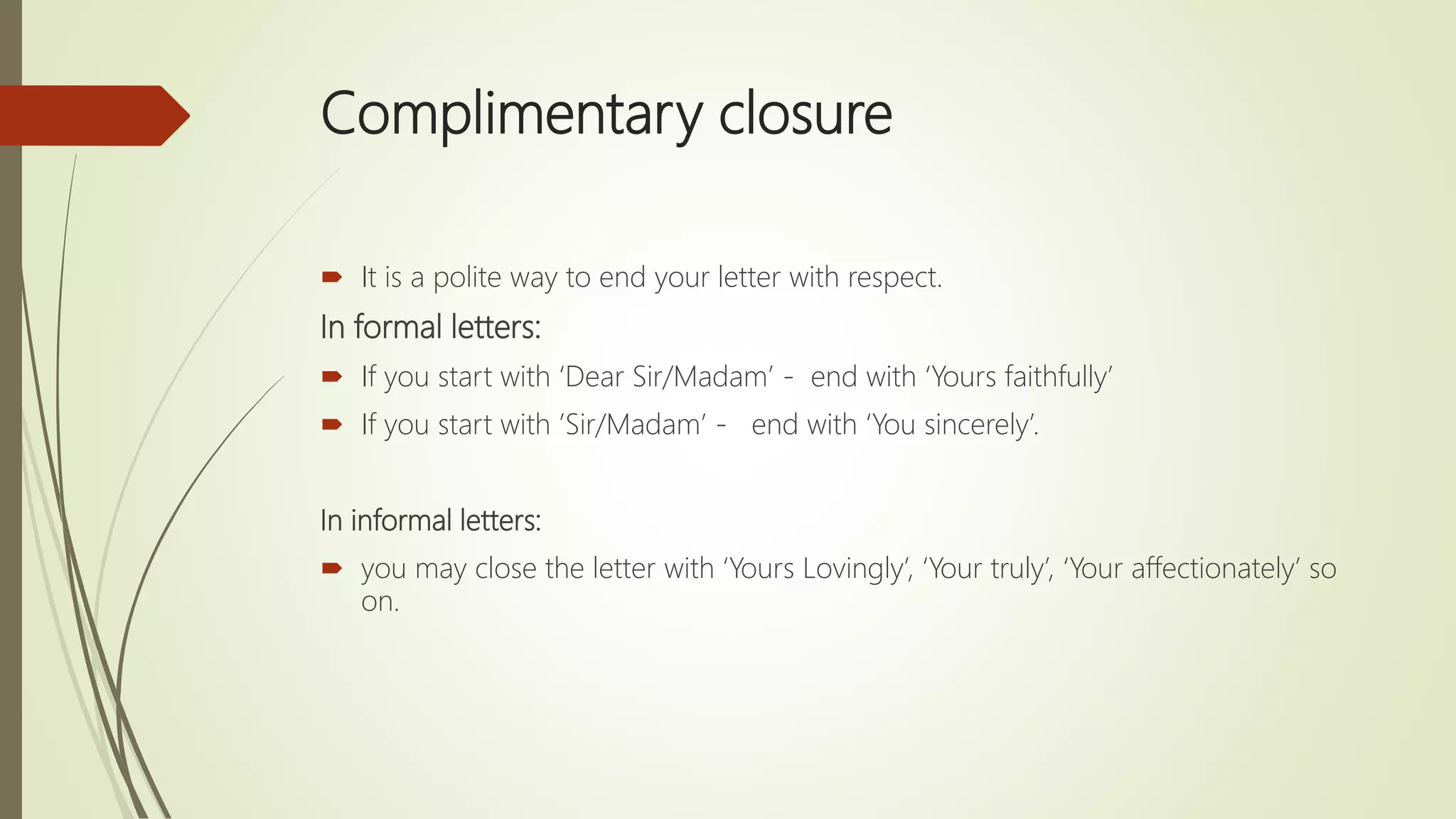 Letter and its types (letter writing) | PPTX