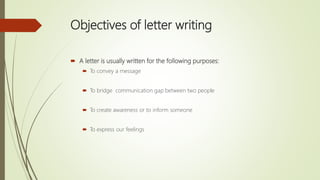 Letter and its types (letter writing) | PPTX