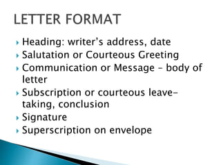 Letter Writing | PPT