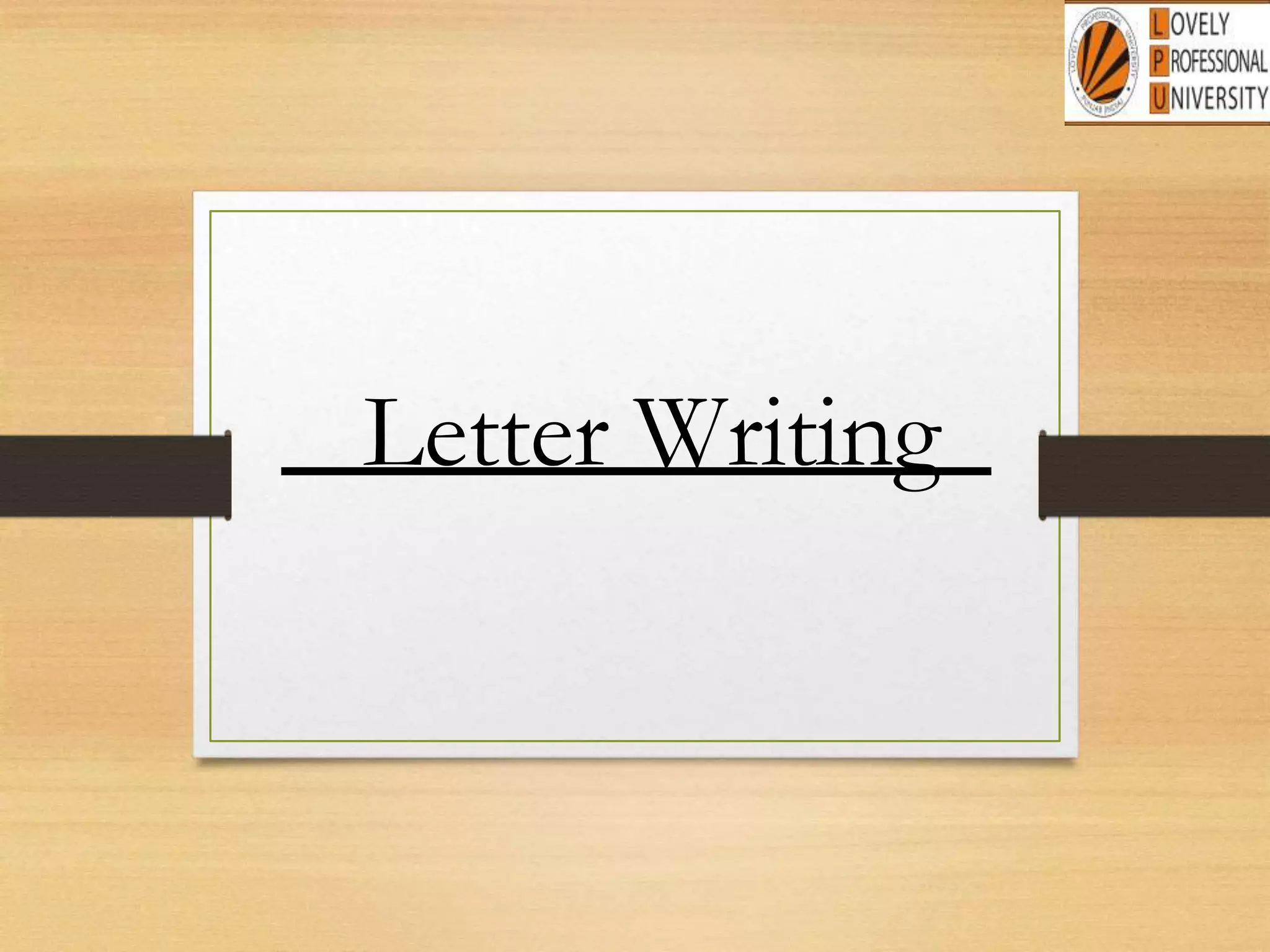 Letter Writing.ppt