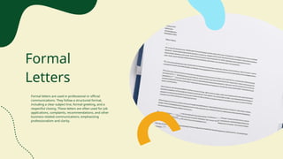 How to Write Formal and Informal Letters | PPTX