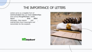 Letter Writing, Types of Letter Writing Format | PPTX