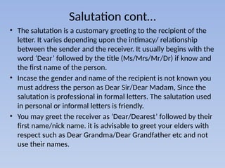 Letter Writing.pptx. it is about many types of letter writing. | PPTX