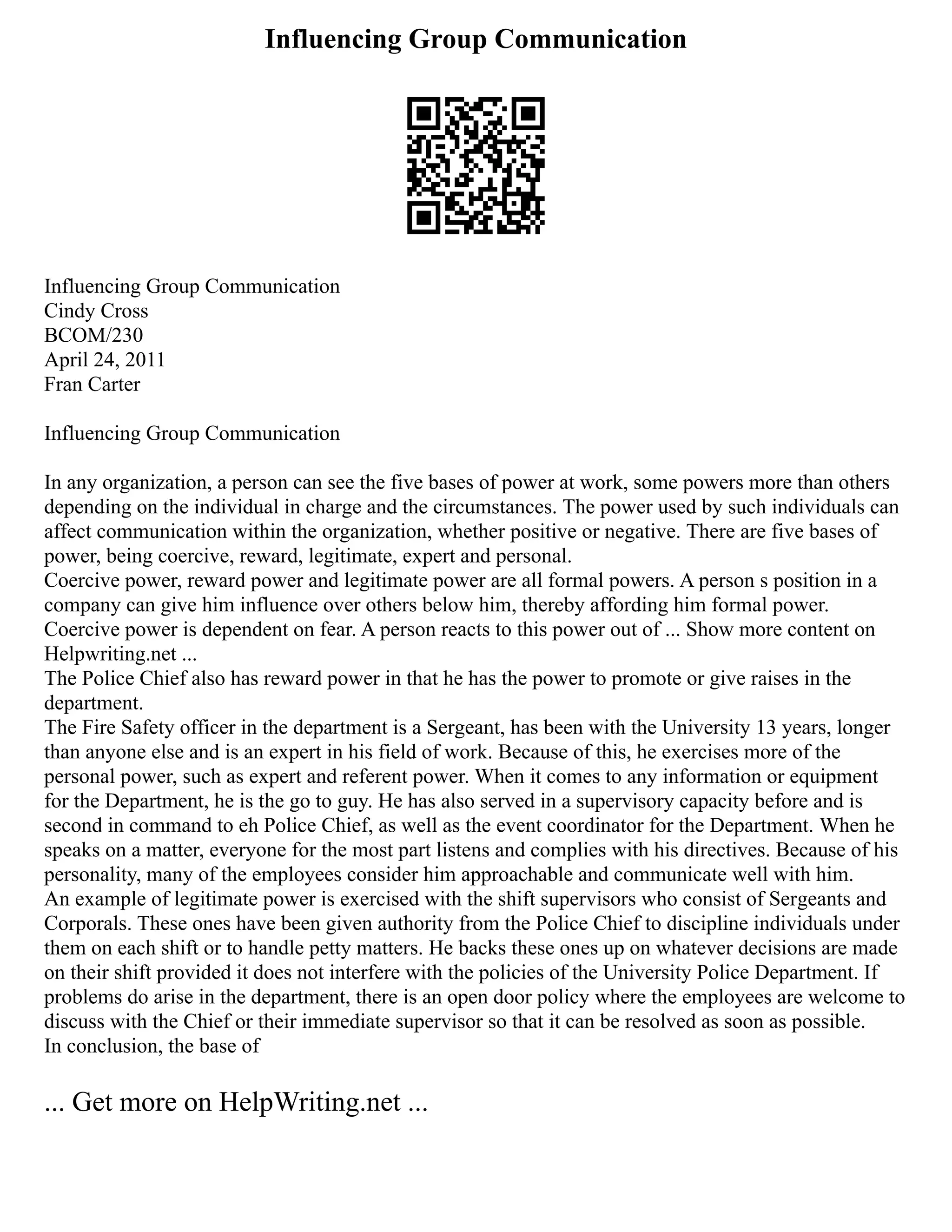 Letter Writing Essay | PDF