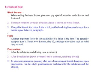 Letter writing formal letters and informal letters | PPTX