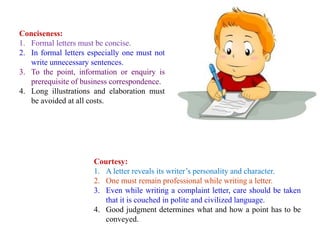 Letter writing formal letters and informal letters | PPTX