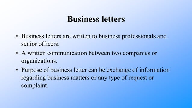 Letter writing presentation | PPTX