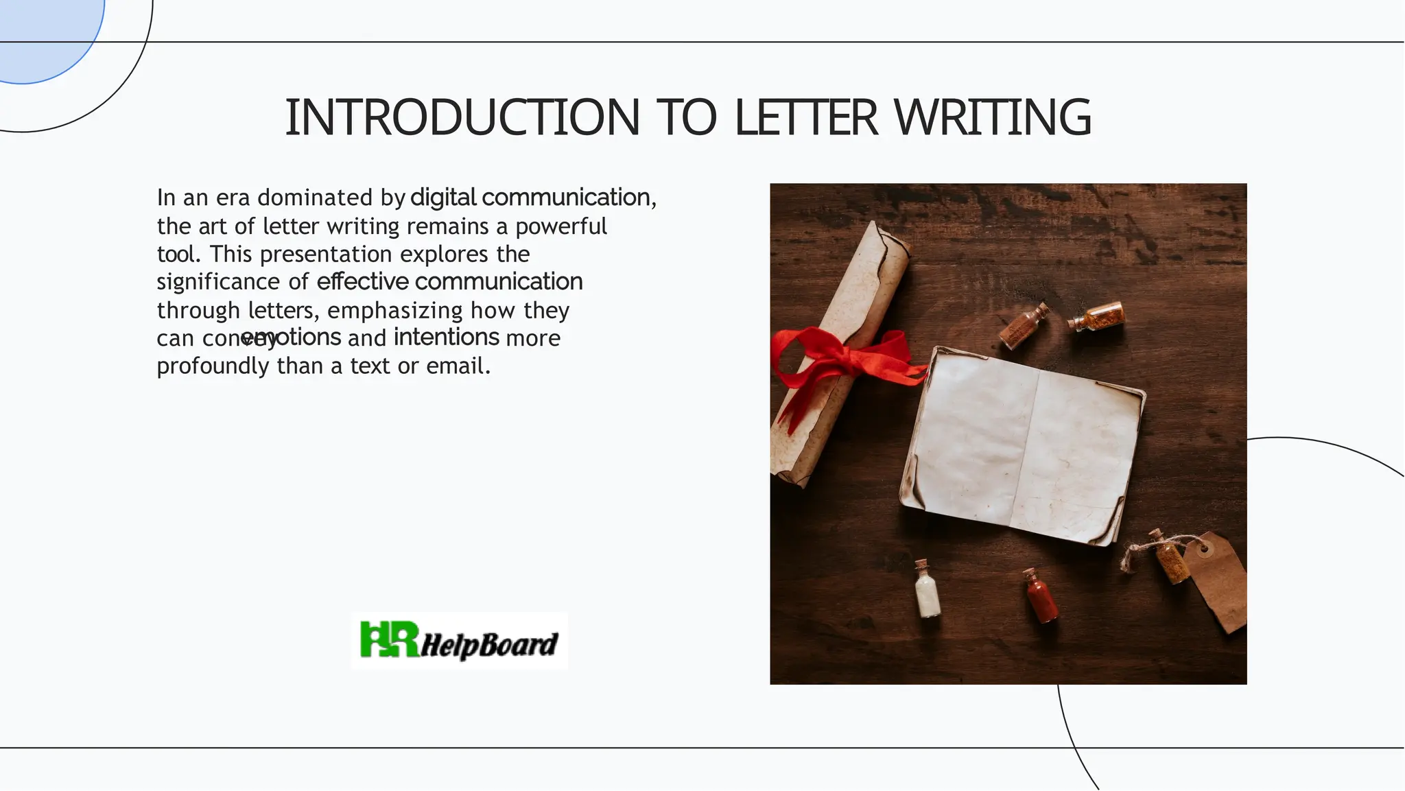 Letter Writing Template, Letter Writing Tips | PPTX