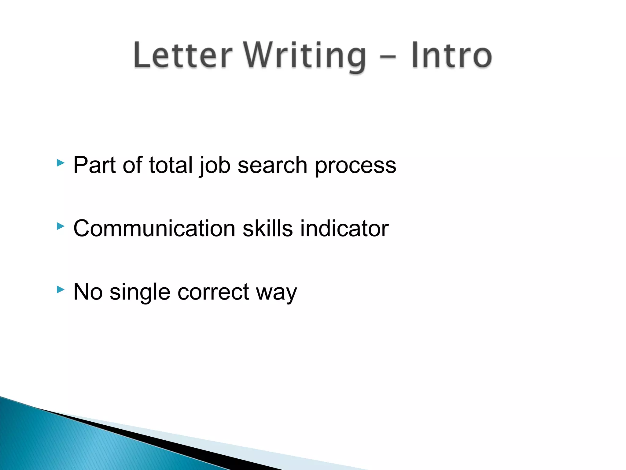 Letterwriting types | PPT