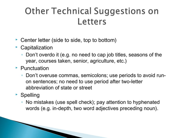 Letterwriting types | PPT