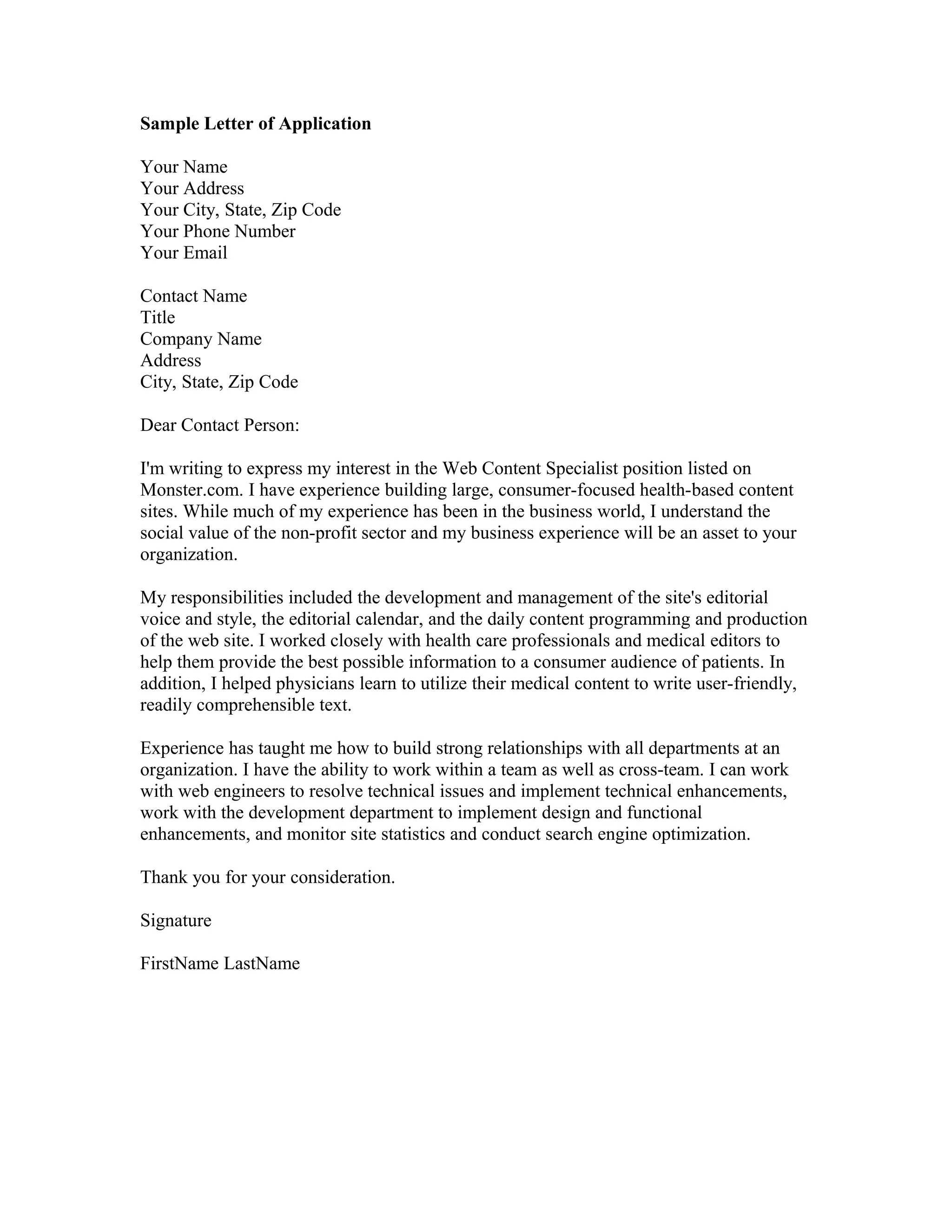 Letter writting | DOC