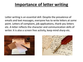 Letter writting | PPT