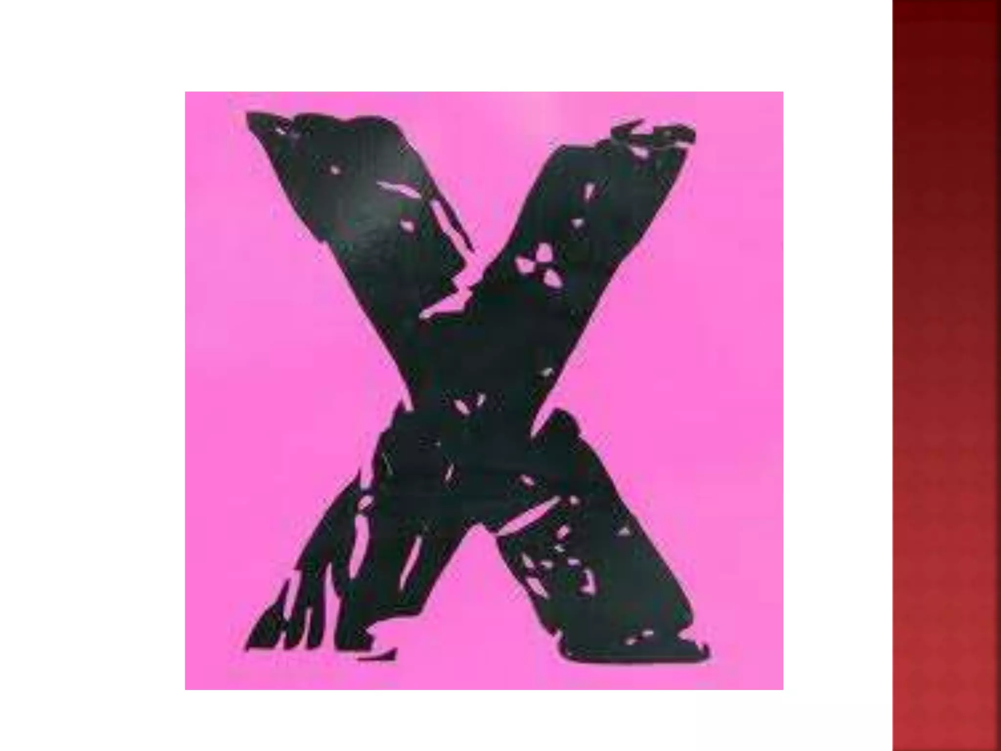 THE LETTER X | PPTX
