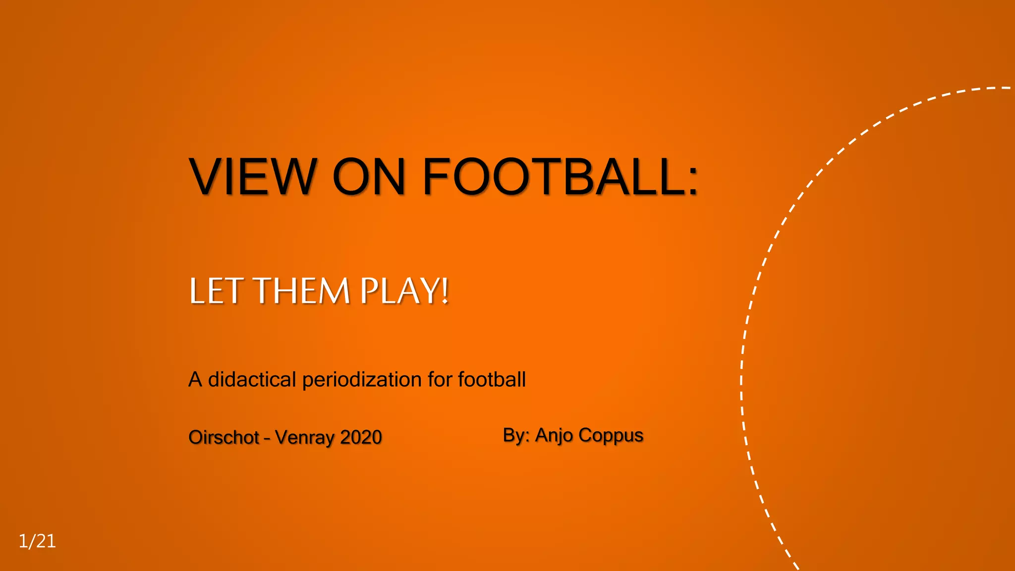 #TecumsehTalks - Anjo Coppus Presentation Part 1 and 2 (Tactical ...