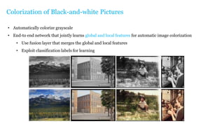 Let there be color! 논문 설명 입니다. | PPTX | Photo Editing Software ...