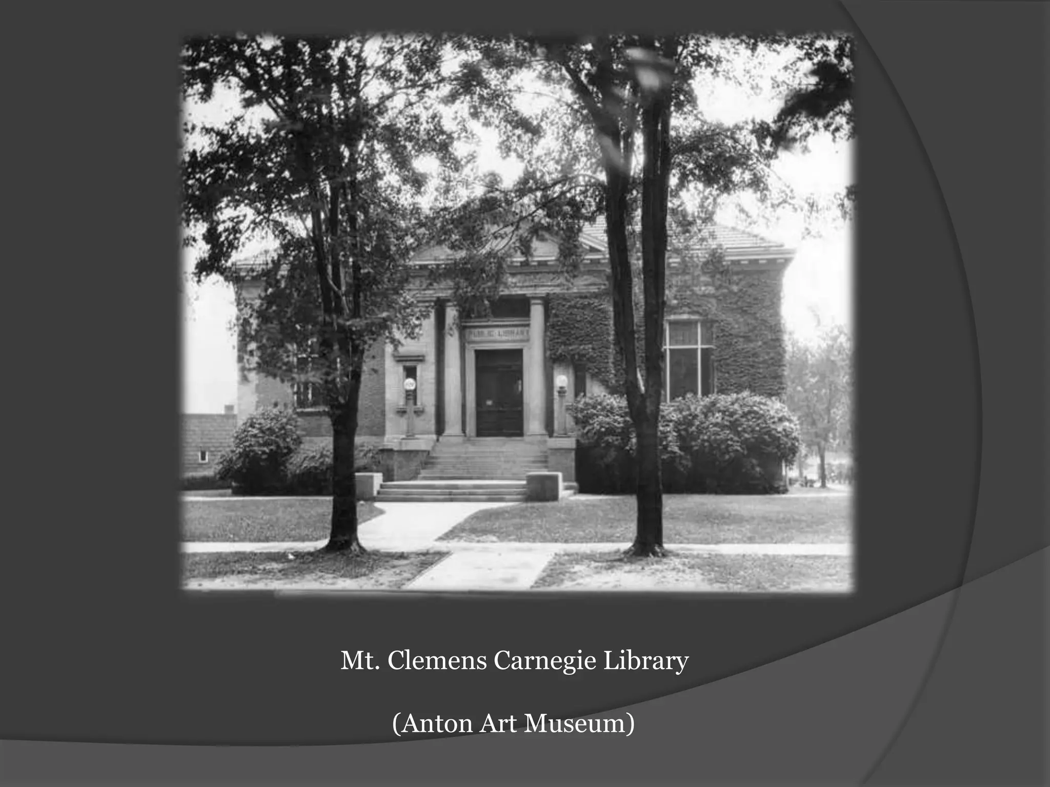 Let there be Light--Carnegie Libraries in Michgian | PPTX