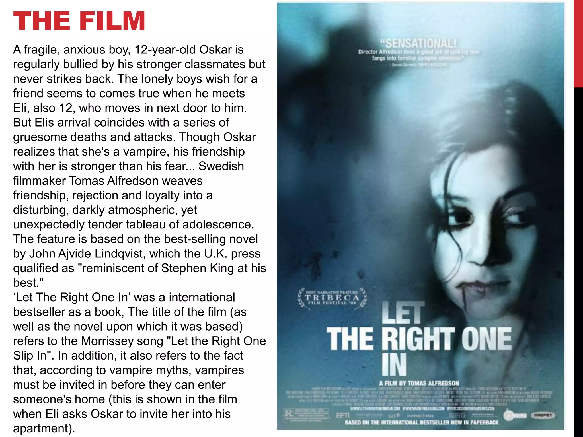 Let the right one in | PPTX