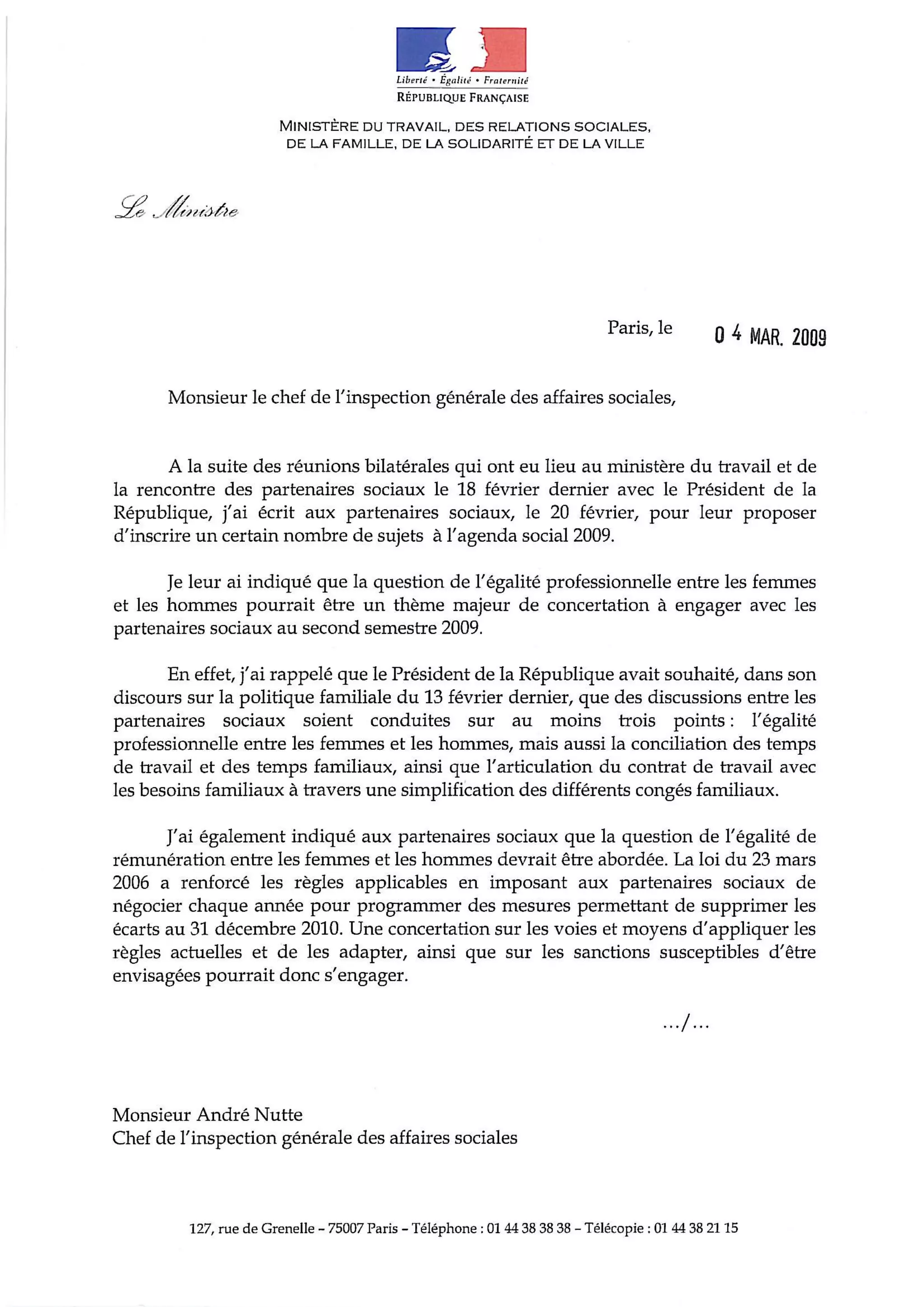 Lettre De Mission Brigitte Gresy | PDF