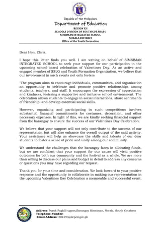 Letter Sample in english. Try this for free | DOCX