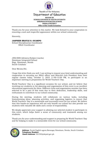 Letter Sample in english. Try this for free | DOCX