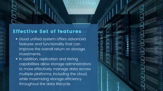 Let unified storage drive the change you need | PPT