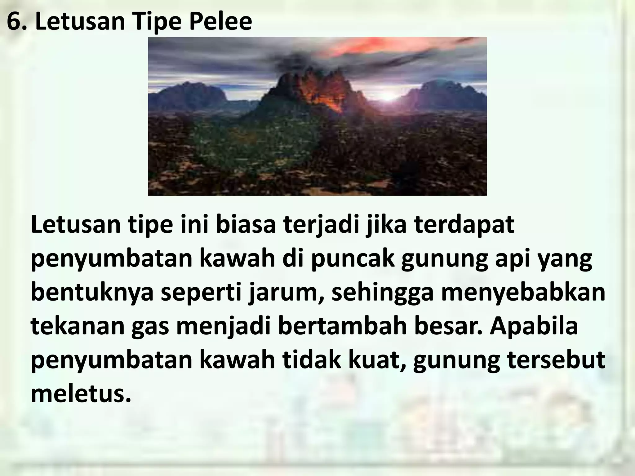 Letusan gunung api | PPTX
