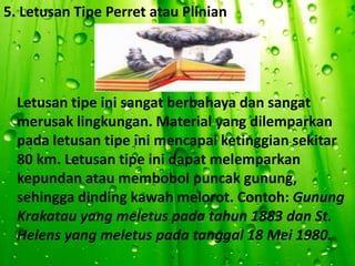 Letusan gunung api | PPTX