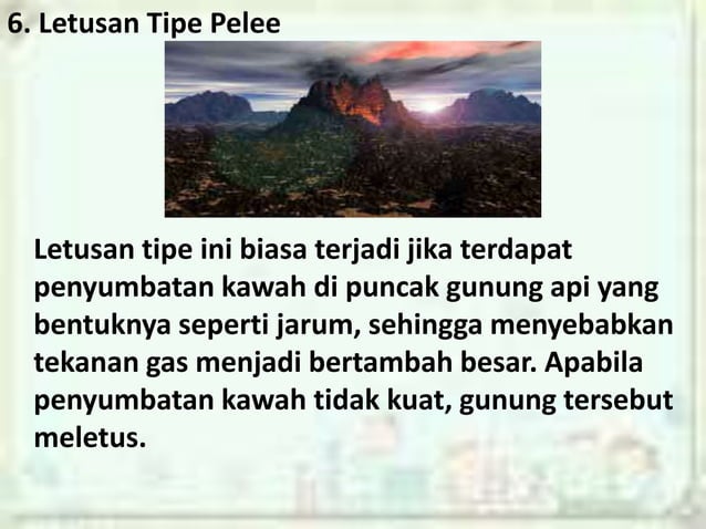 Letusan gunung api | PPTX