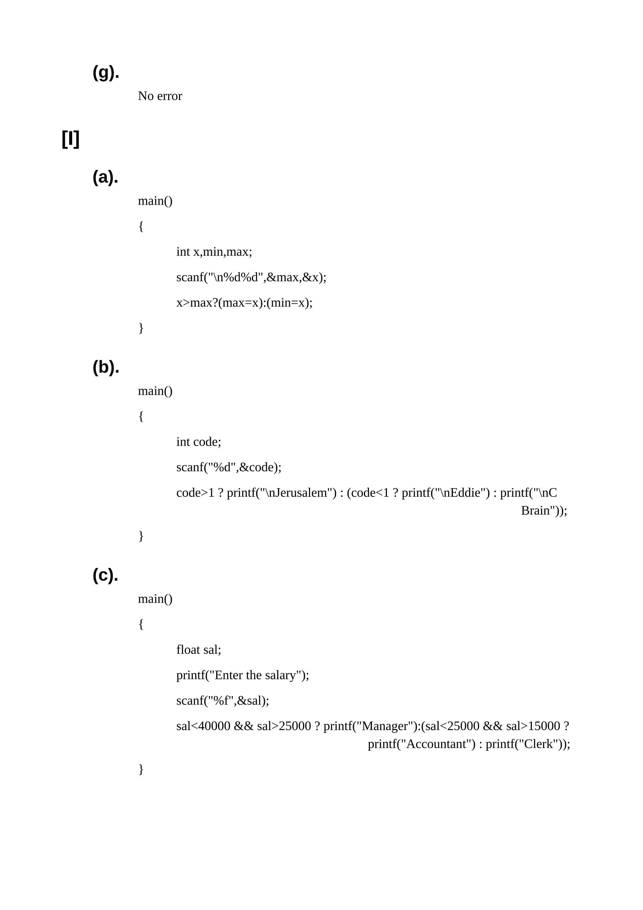 Let us c(by yashwant kanetkar) chapter 2 solution | PDF
