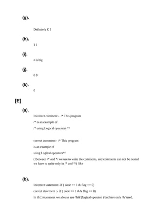 Let us c(by yashwant kanetkar) chapter 2 solution | PDF