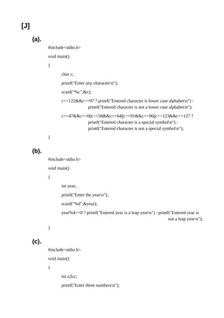 Let us c(by yashwant kanetkar) chapter 2 solution | PDF