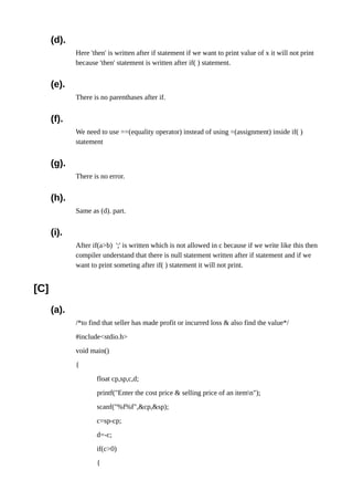 Let us c(by yashwant kanetkar) chapter 2 solution | PDF