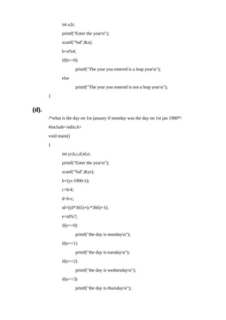 Let us c(by yashwant kanetkar) chapter 2 solution | PDF