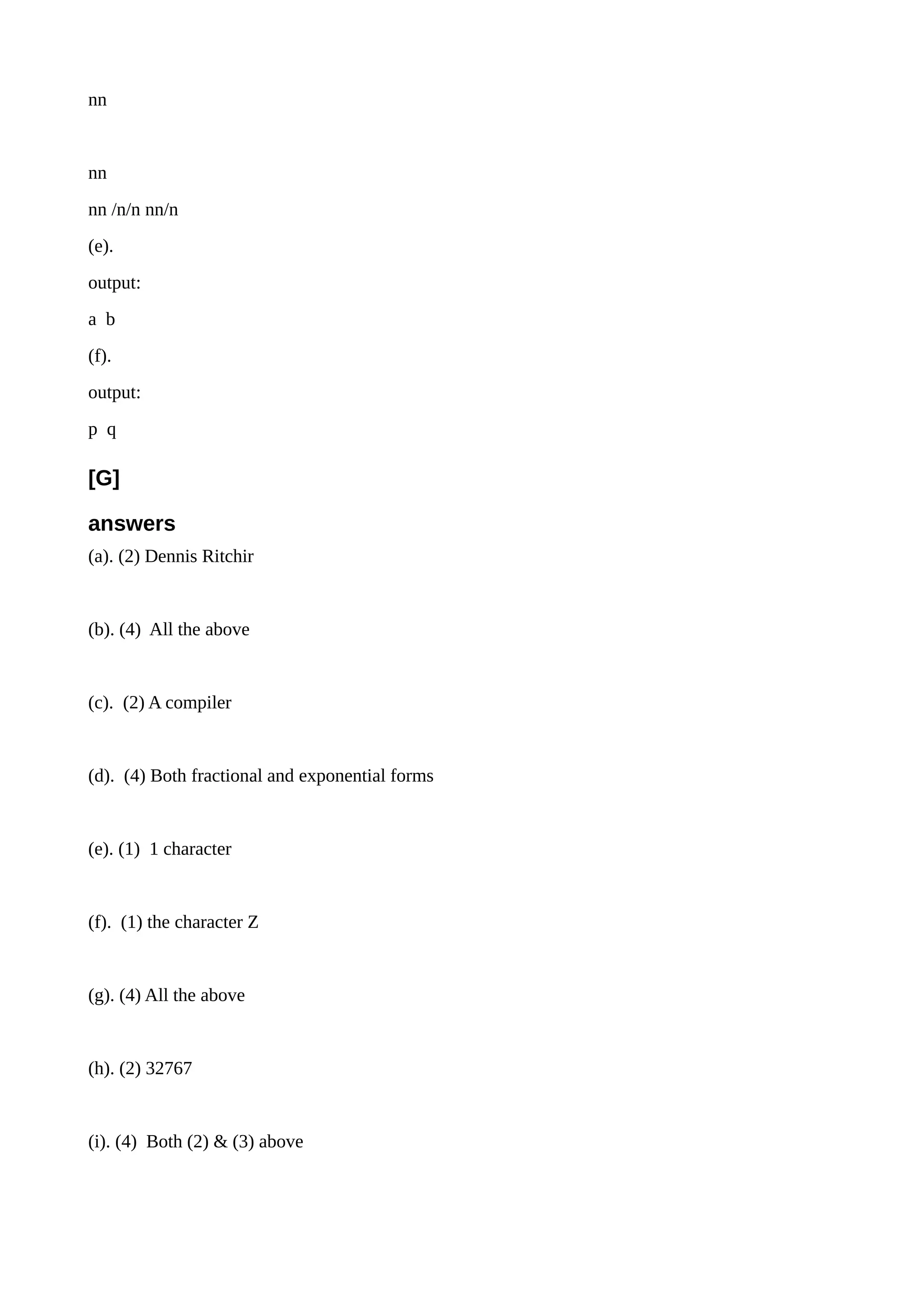 Let us c(by Yashwant Kanetkar) 5th edition solution chapter 1 | PDF