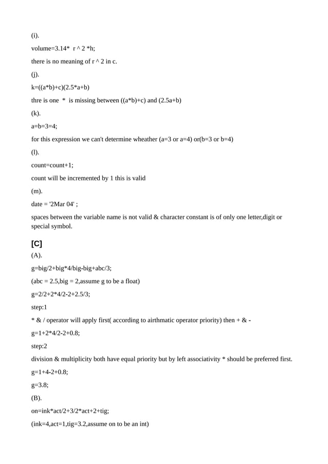 Let us c(by Yashwant Kanetkar) 5th edition solution chapter 1 | PDF | Programming Languages ...