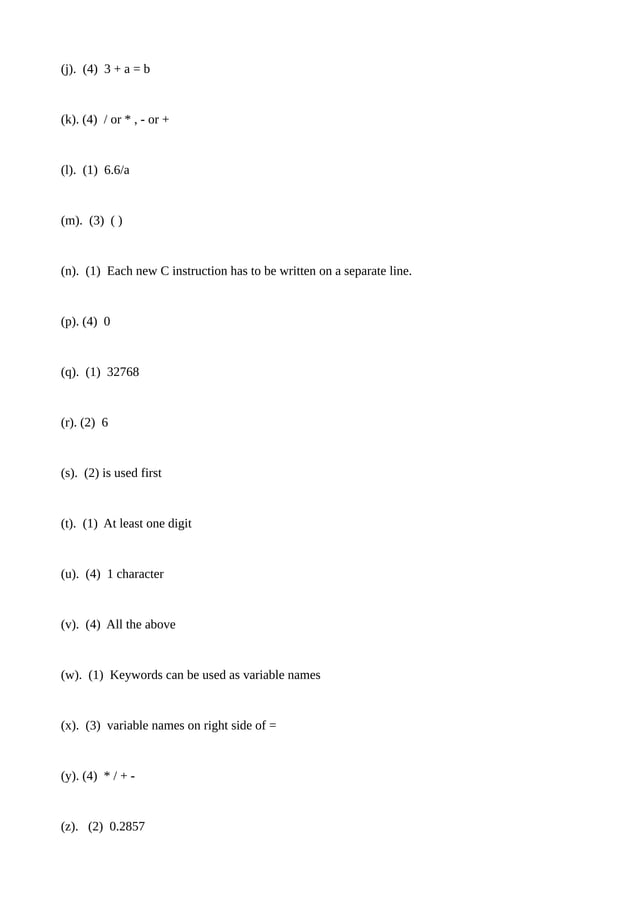 Let us c(by Yashwant Kanetkar) 5th edition solution chapter 1 | PDF ...