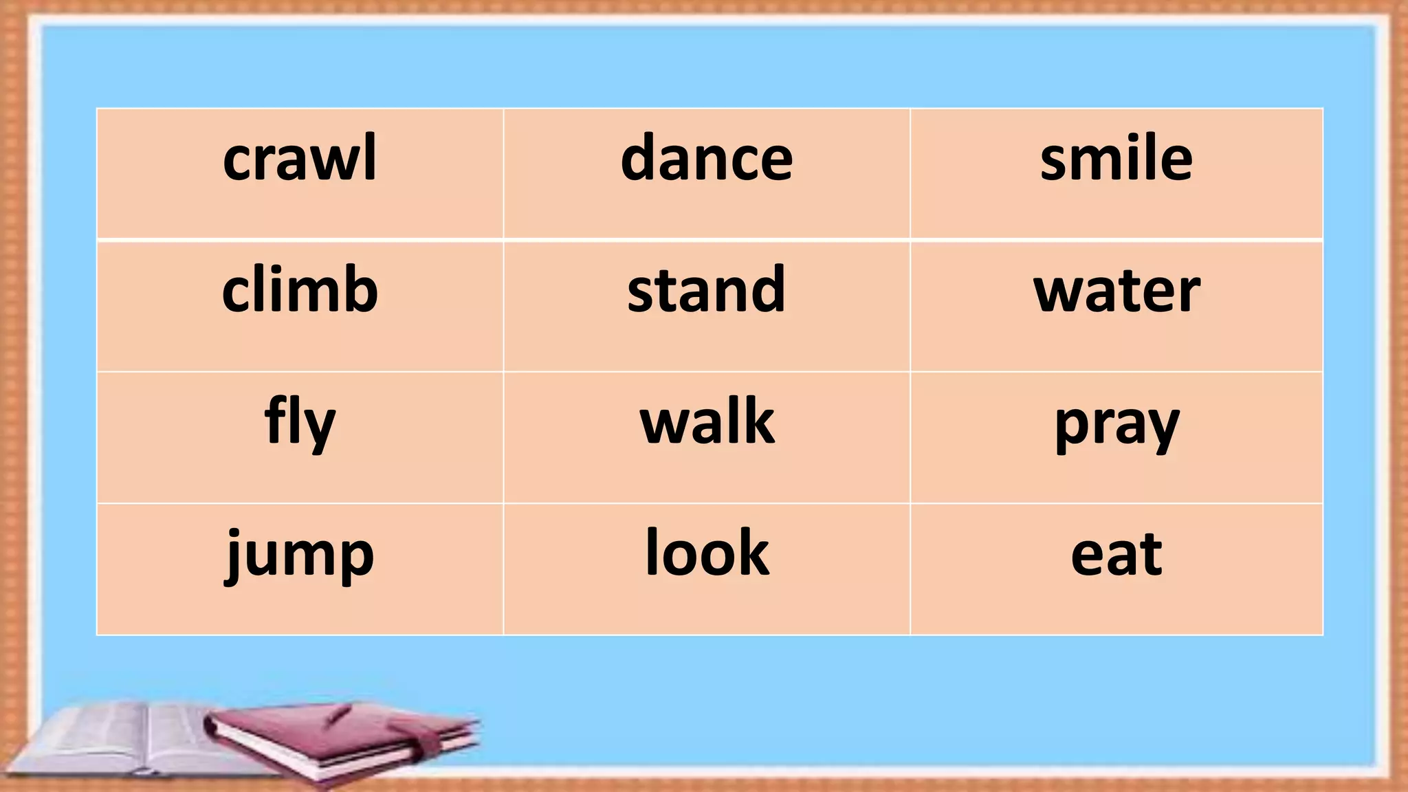 Let us find the action words | PPT