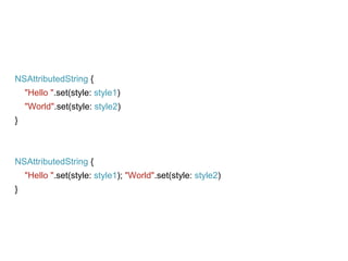 Letusgo 2019 Summer - StringInterpolation and SwiftUI | PPT