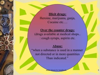 Let us tell no to drugs, Substance abuse, adoloscence education | PPT