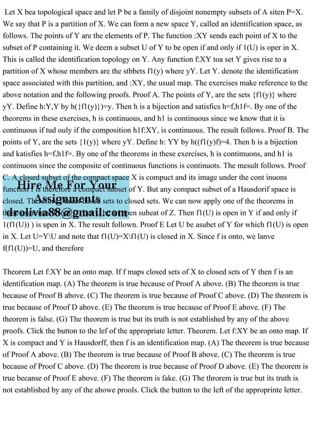 Let X bea topological space and let P be a family of disjoint nonempt.pdf
